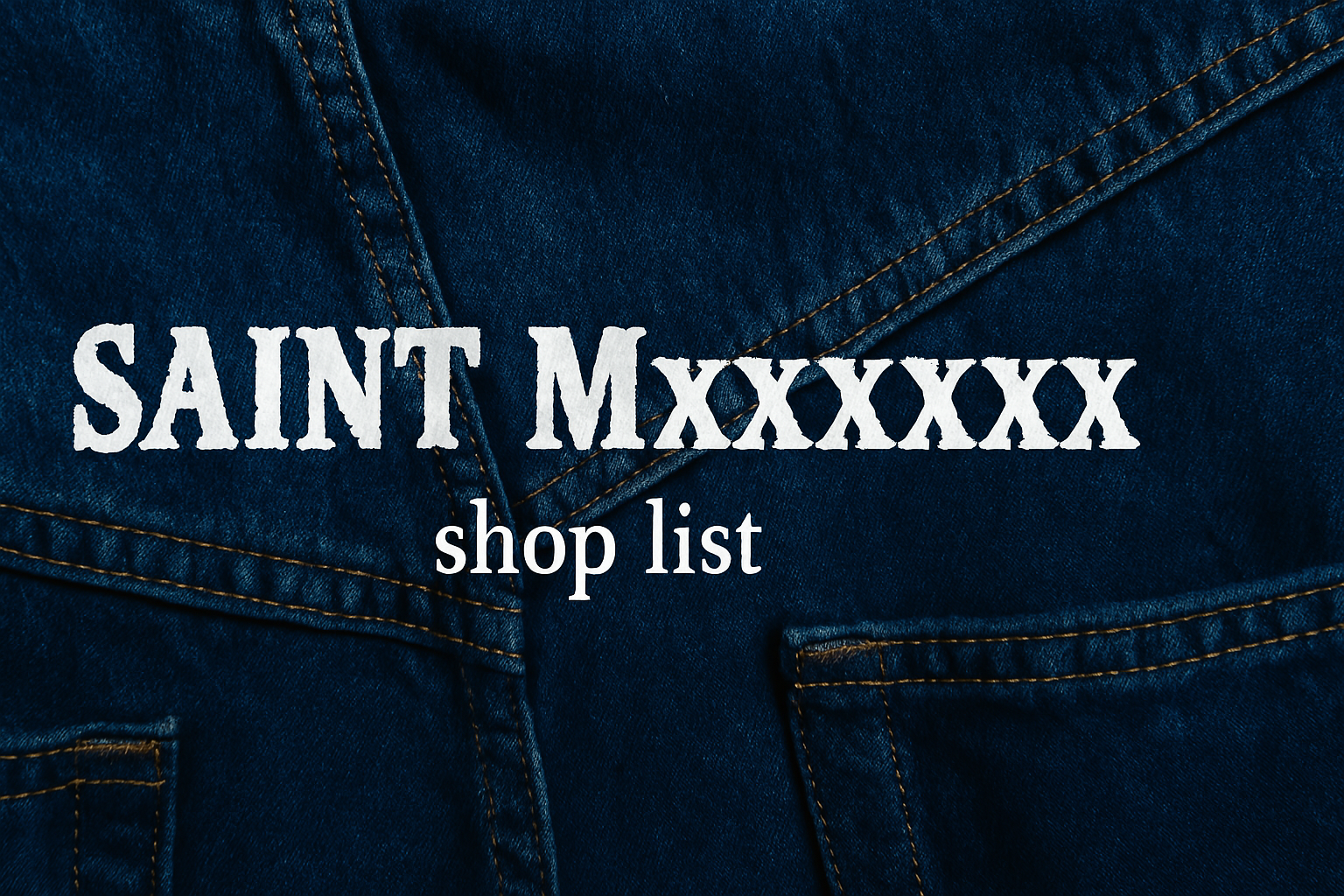 SAINT Mxxxxxx の取り扱いショップ一覧