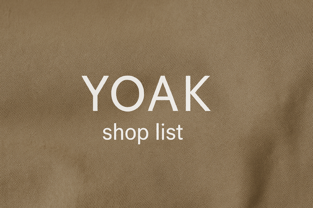 YOAK の取り扱いショップ一覧 - Fukuo