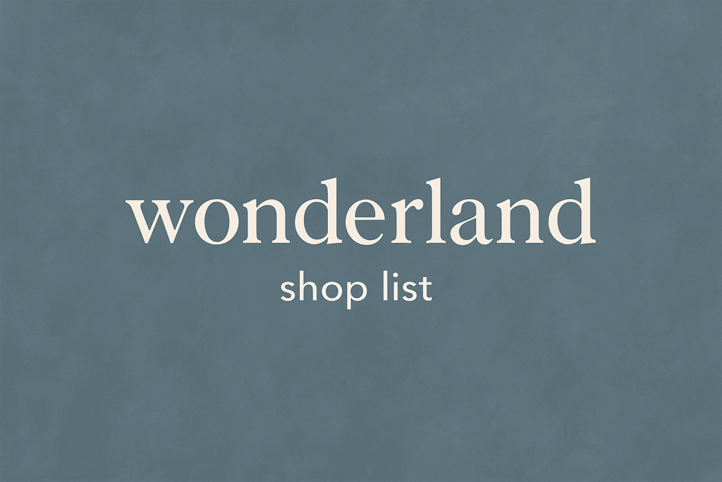 wonderland の取り扱いショップ一覧